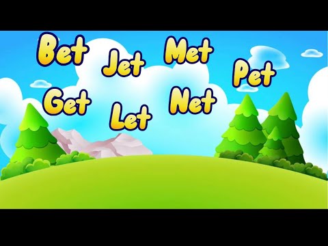 Three words ending with ET |Phonics|