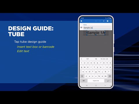 How to Use Tube Design Guide | Brady Express Labels App