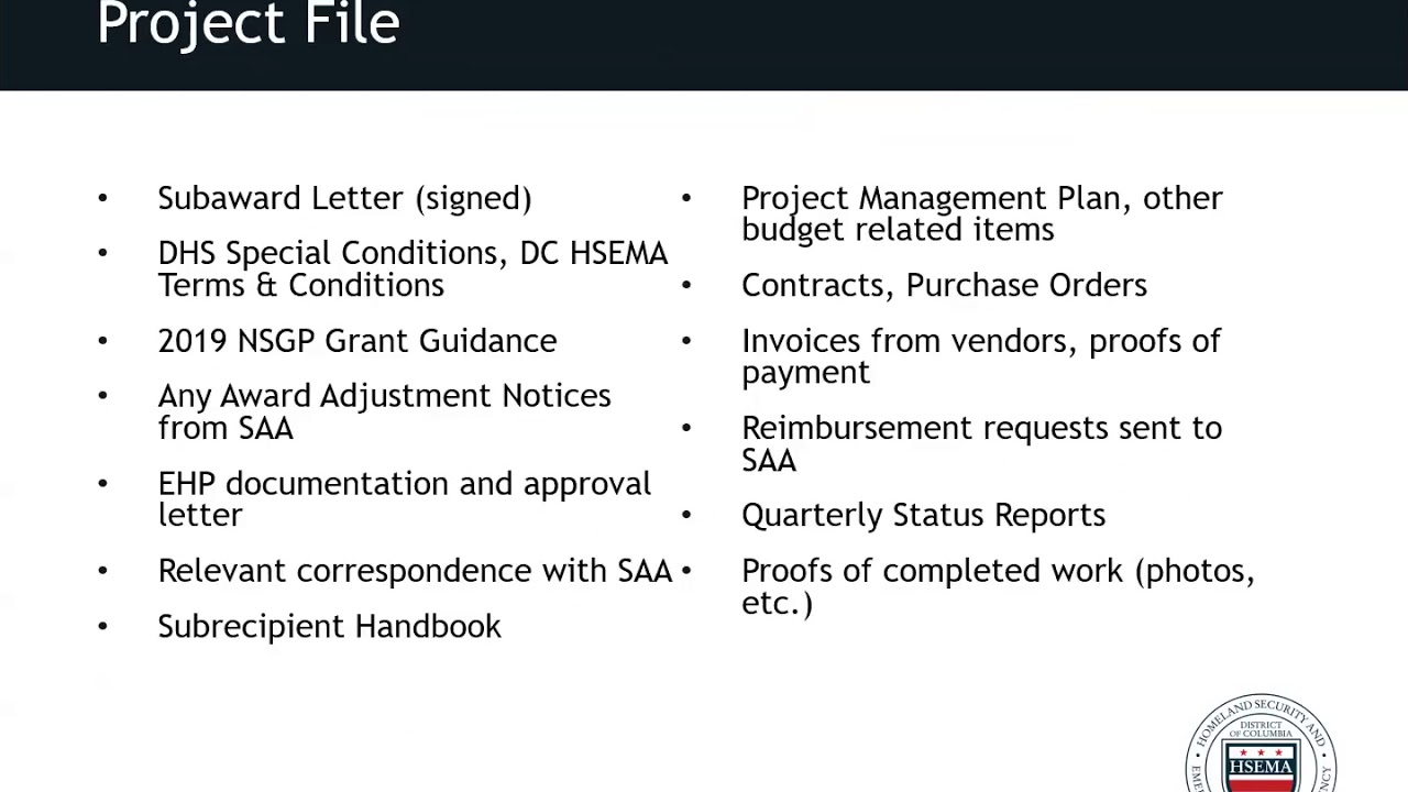 Nonprofit Security Grant Program Webinar 2019