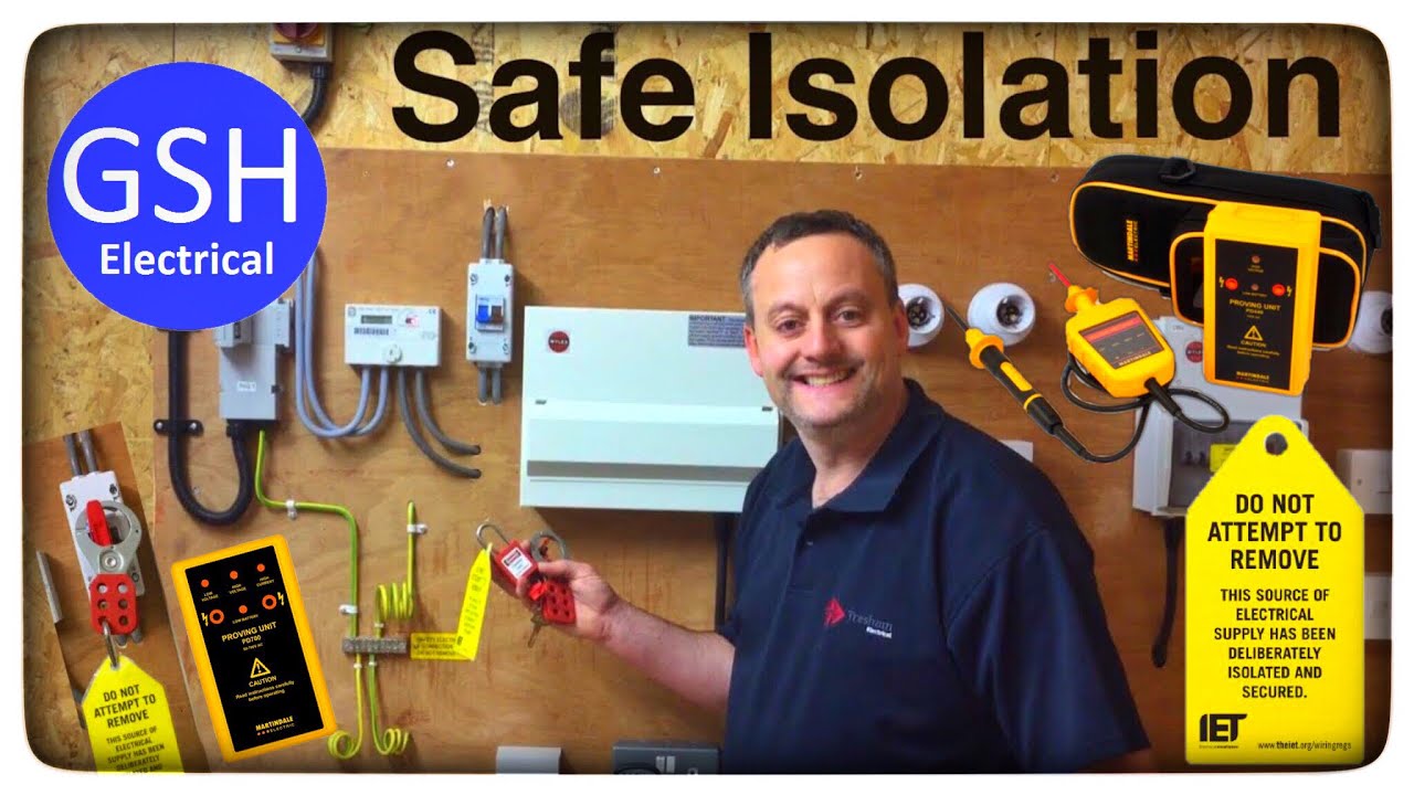 How to Carryout Safe Isolation of a Consumer Unit (Single Phase 230 Volt Supply) AM2 or AM2S