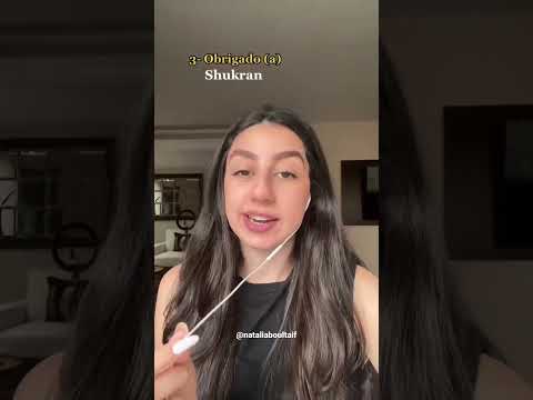 PALAVRAS EM ÁRABE SIMPLES | Natalia Aboultaif