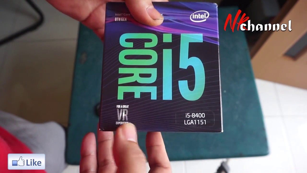 Unboxing Intel Core i5 8400 Coffee Lake 6-Core processor 2.8 GHz up to 4.0Ghz socket 1151