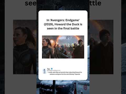 In 'Avengers: Endgame' (2019), Howard the Duck is seen in the final battle