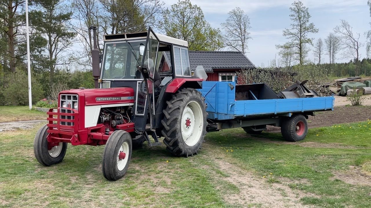 Traktor International 475, Karlskrona, Klaravik auktioner