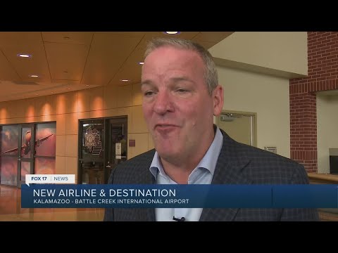 New airline, destination coming to Kalamazoo Battle Creek International Airport