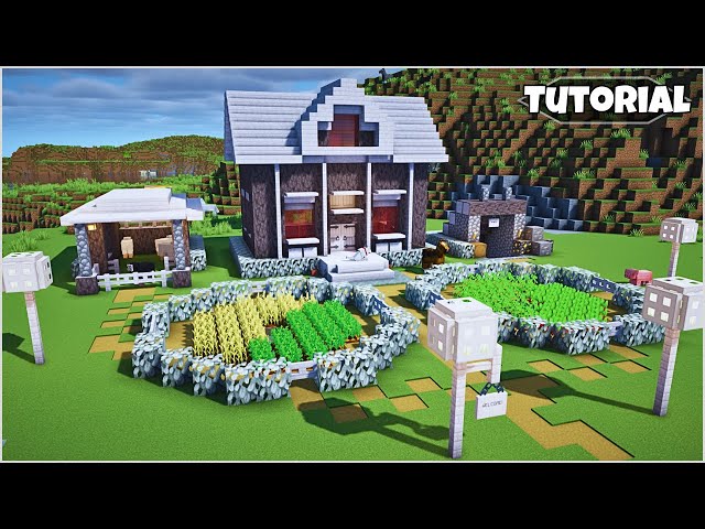 Pale Oak Survival House / Base(Free on Patreon)(+Tutorial) Minecraft Map