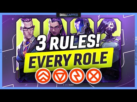 3 GAME CHANGING Rules for EVERY Agent Role! - Valorant Guide