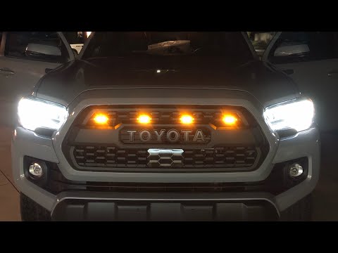 Tacoma TRD PRO Raptor lights install + wiring 🦖