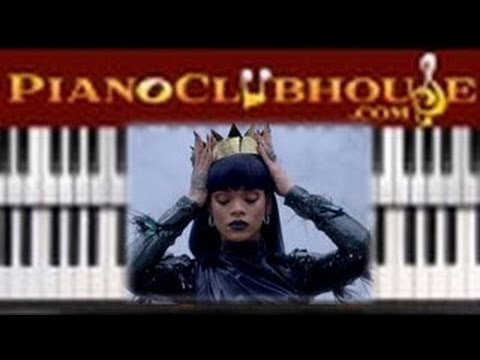 🎹 How to play "LOVE ON THE BRAIN" by Rihanna (easy piano tutorial lesson)