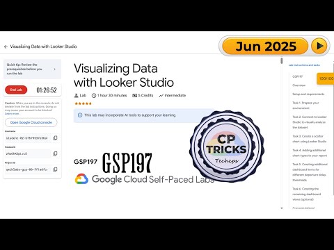 Visualizing Data with Looker Studio | #GSP197 | #qwiklabs | #arcade