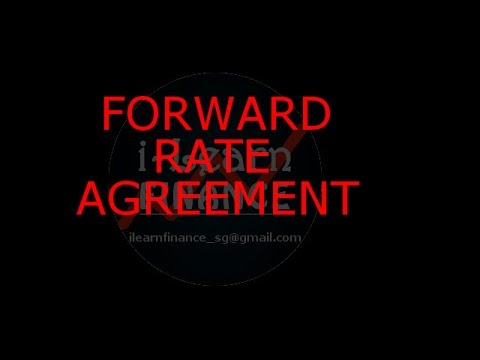 Forward Rate Agreement, FRA