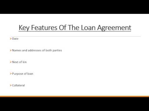 Loan Agreement Features Part 1