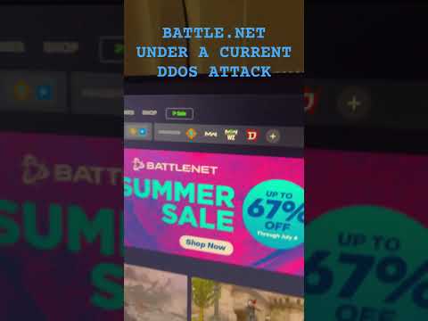 Battle net is experiencing ANOTHER ddos attack. Is it even safe to play their games right now? #hack