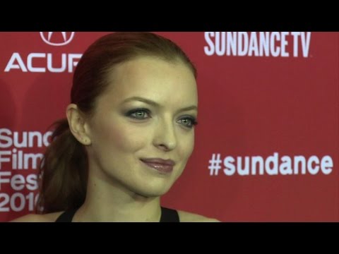 Francesca Eastwood on Sundance red carpet