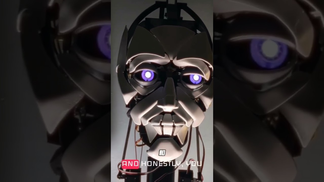 I'm so into this mechanical face#robot #ai #cyberpunk #face #roboface #robotics #aibrain #futuretech