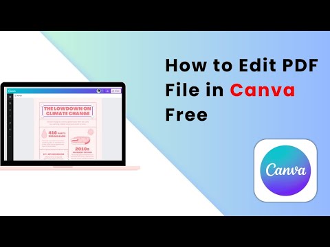 How to Edit PDF File in Canva Free | Easy Drag and Drop