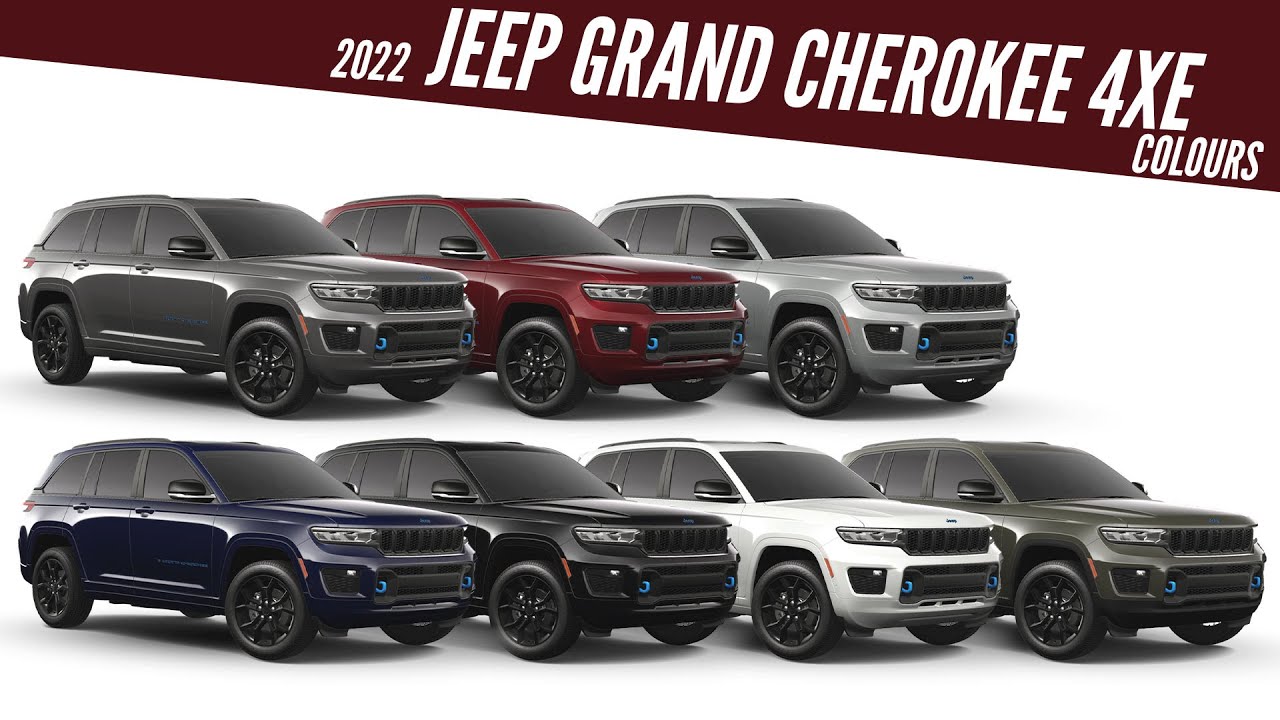 2022 Jeep Grand Cherokee 4xe - All Color Options - Images | AUTOBICS