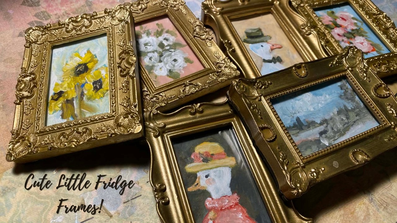 Make Your Own Tiny Framed Art