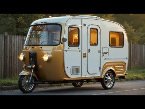 2025 Wander Camper Tricycle – Ultimate Eco Camper on 3 Wheels