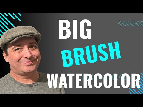 Watercolor with the Hake Brush | Timelapse | Vibrant Colors