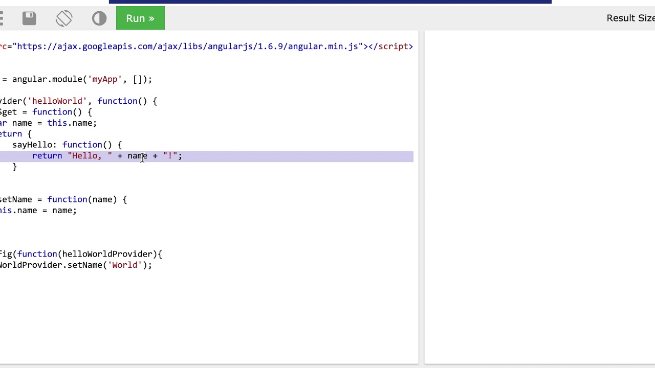 AngularJS Provider Tutorial