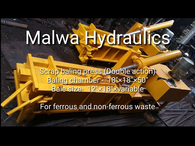 Scrap Baling Press - Triple Action Scrap Baling Machine Mini Jumbo ...