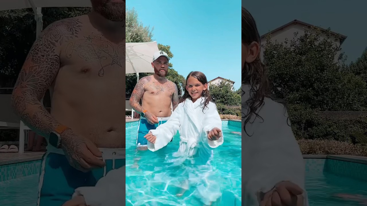 Did you see it coming #shorts #sacconejolys #swimmingpool