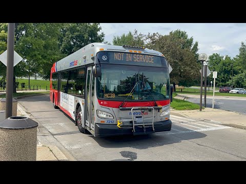 WMATA Metrobus 2012 New Flyer Xcelsior XDE40 #7212