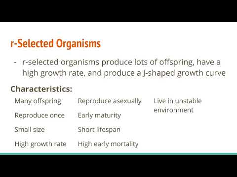 Bio 30 9.2.3 Life History Strategies