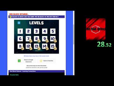 (WORLD RECORD) red block returns speed run