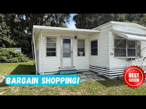 Affordable Florida Living! Tour ThisWater Front UNDER $25K Manufactured Home In Floral City 🏡