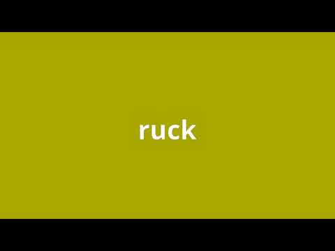 what is the meaning of ruck