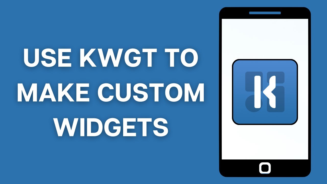 How to Use KWGT to Make Custom Widgets on Android?
