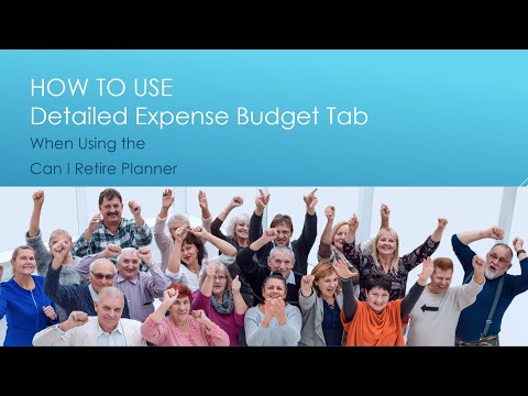 Detailed Expense Budget Tab