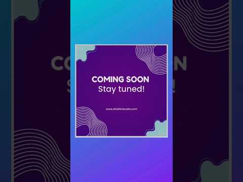 How to make coming soon Template in canva with easy steps | coming soon poster design