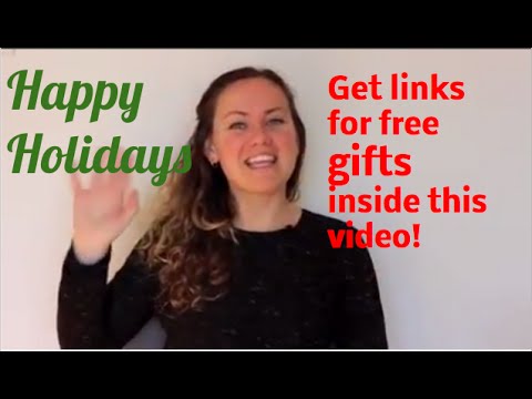 Happy Holidays from Go Natural English - Updates & Links for Free Gifts!