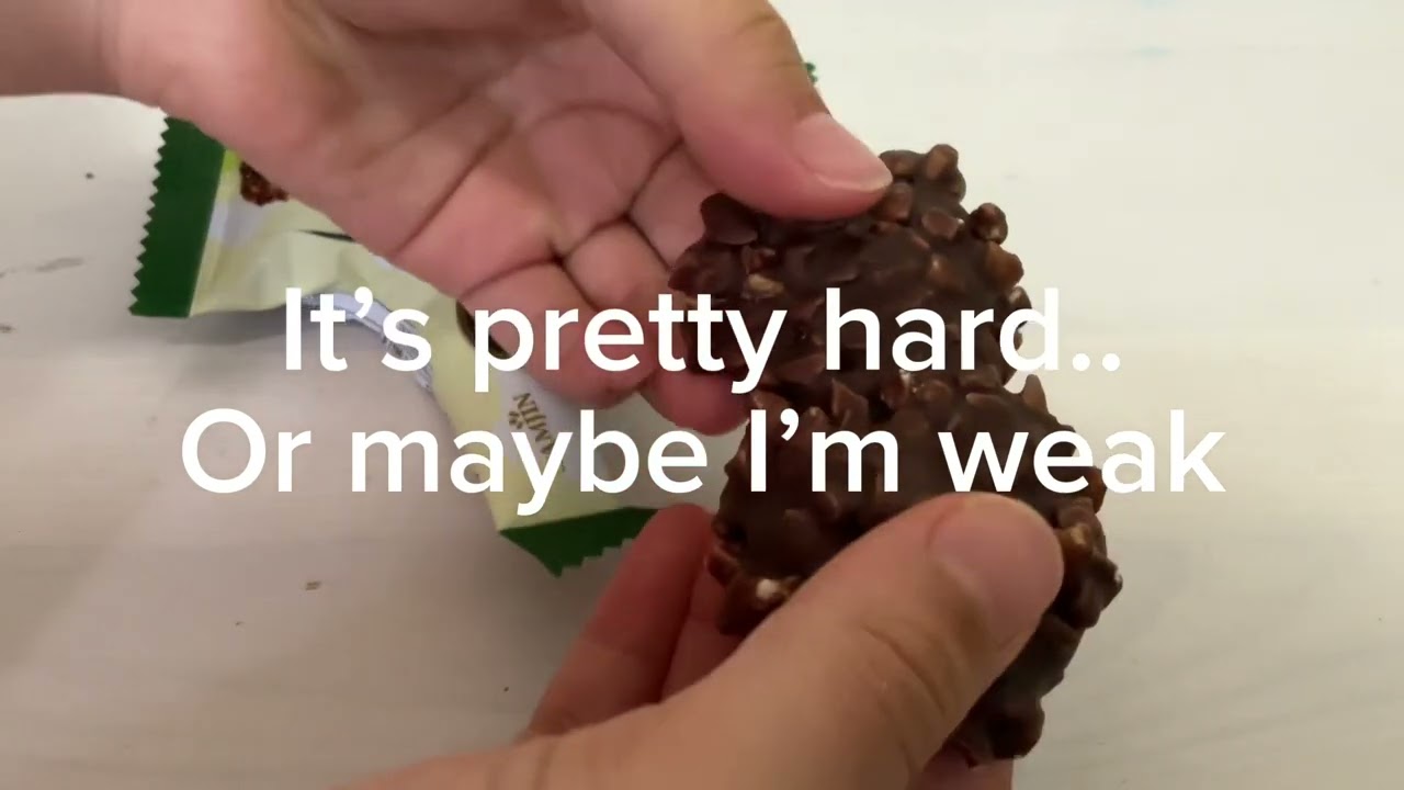 Choco and peanut pie from Korea!