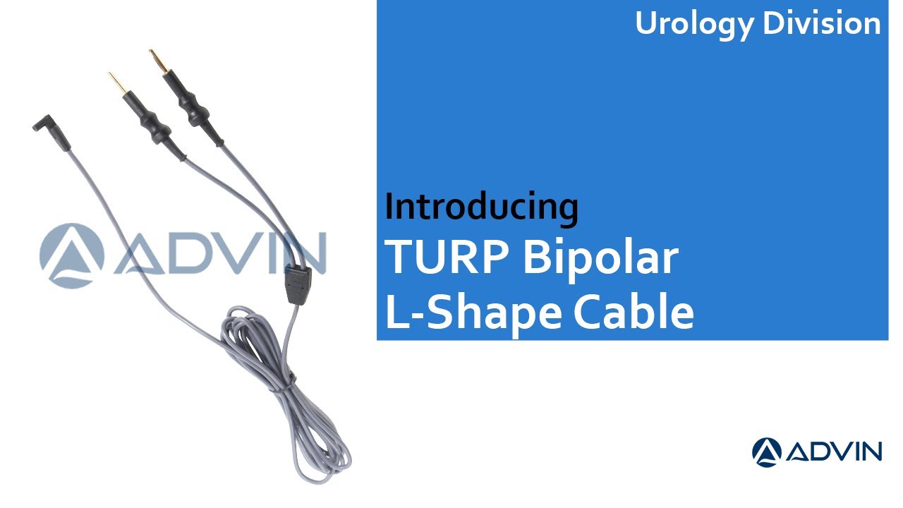 Advin TURP Bipolar L-Shape Cable | Bipolar Cable For TURP | TURP Bipolar Cord | Surgical Cable