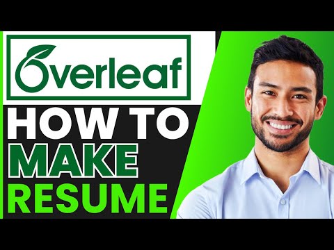 How To MAKE RESUME On Overleaf (FULL GUIDE)