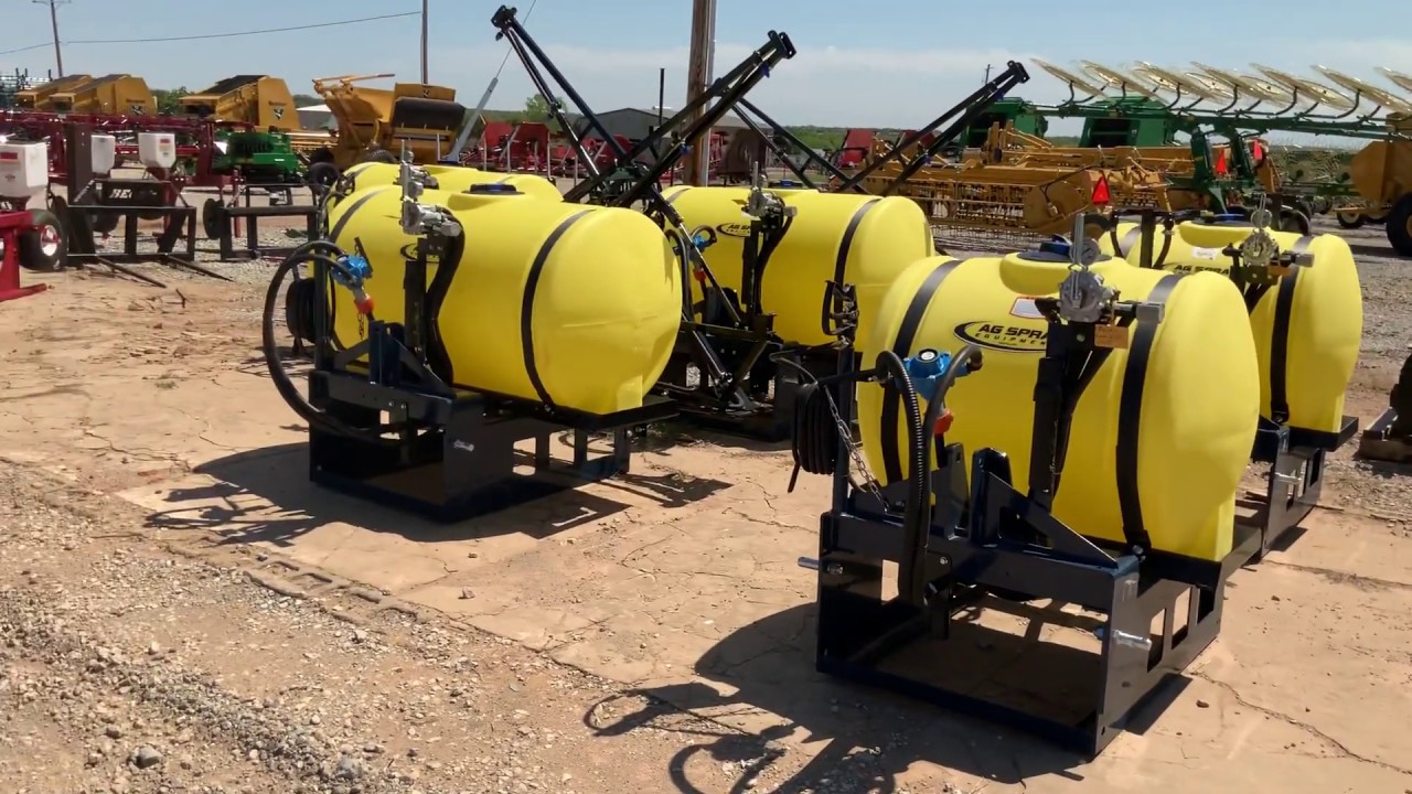 AG Spray 200 Gallon and 110 Gallon 3pt Sprayer Walkaround