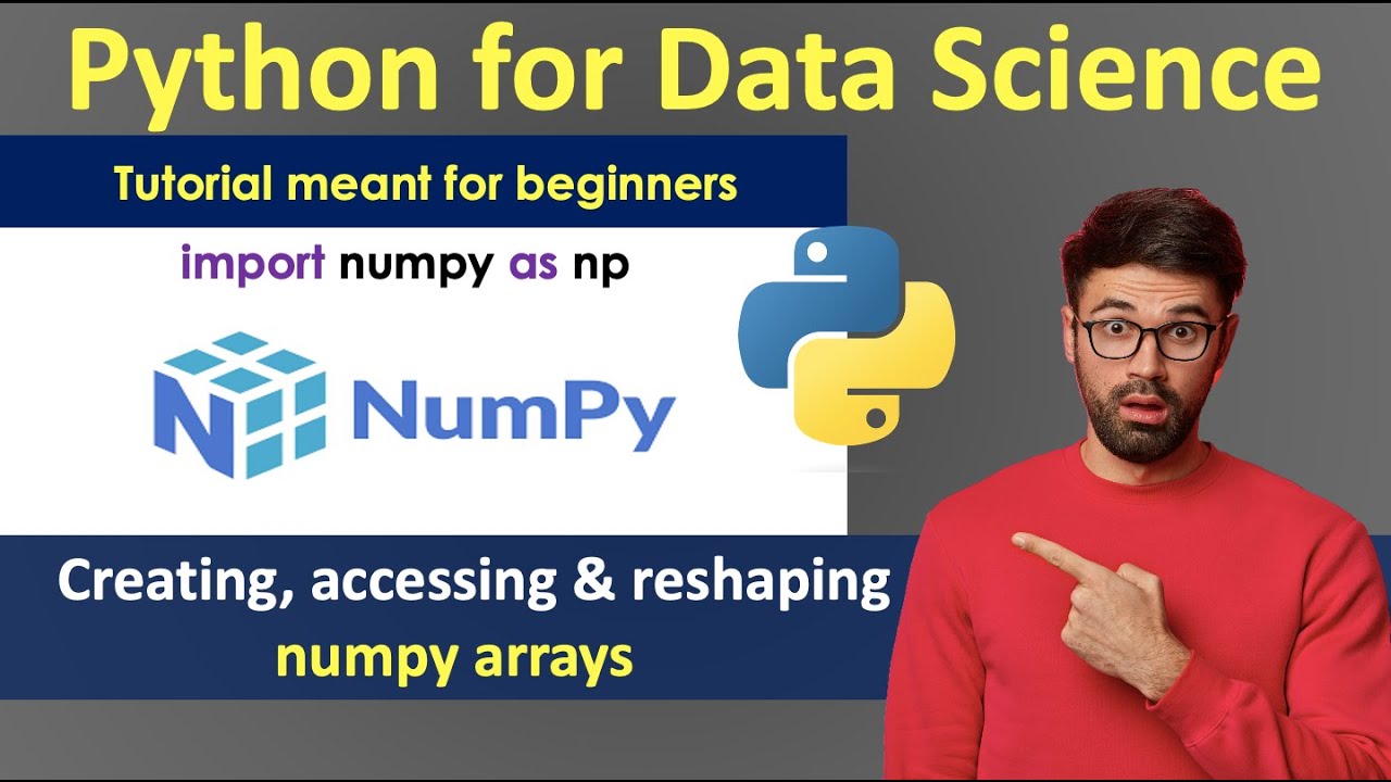 Working with numpy arrays | numpy in Python | Python for beginners
