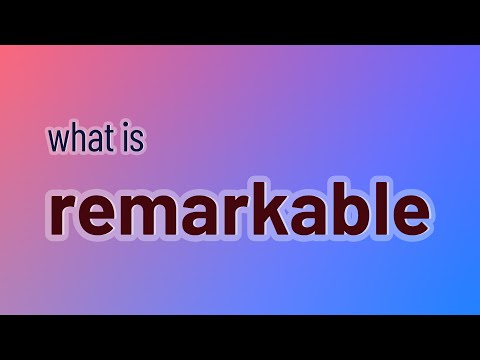 Remarkable - 25 English Vocabulary Flashcards