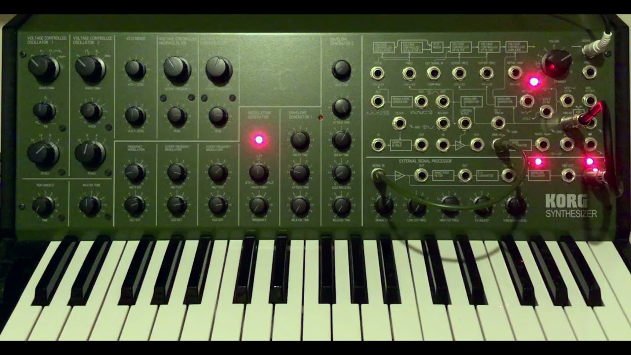 Korg MS-20 | 127th self-playing patch #2WireChallenge
