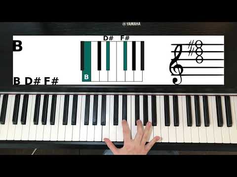 How To Play B Major Chord On Piano