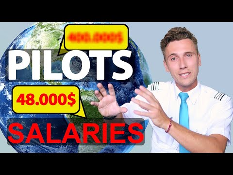 How much MONEY do PILOTS make??? Comparing salaries across the GLOBE!