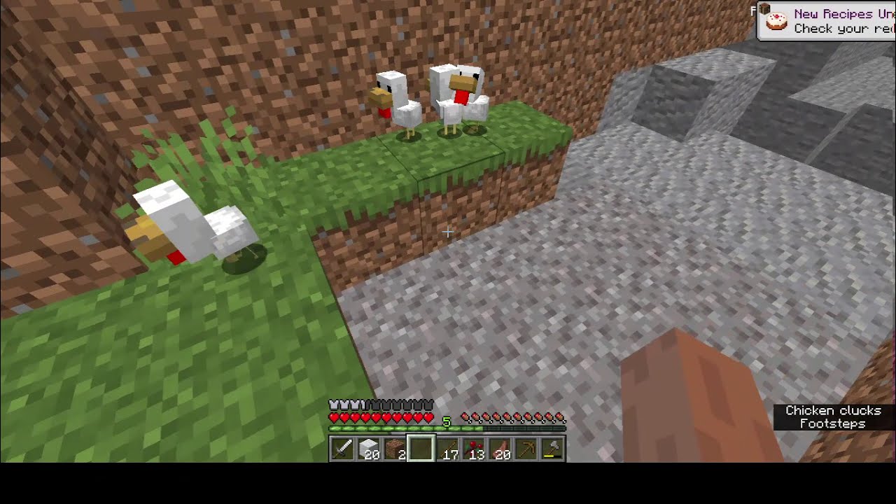 Spawning 4 Chickens With A Single Egg In Minecraft