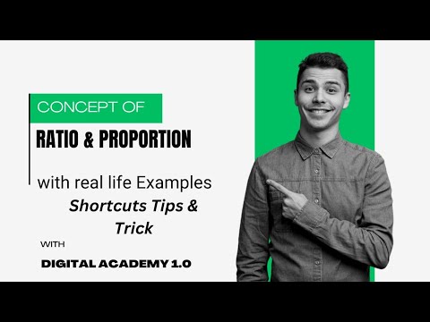 PROPORTION | Inverse & Direct proportion examples in real life | digital Academy 1.0