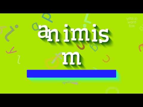 How to say "animism"! (High Quality Voices)