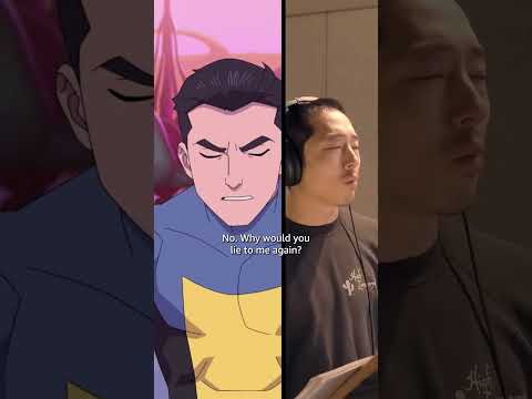 Steven Yeun voice acting as Mark Grayson | Invincible