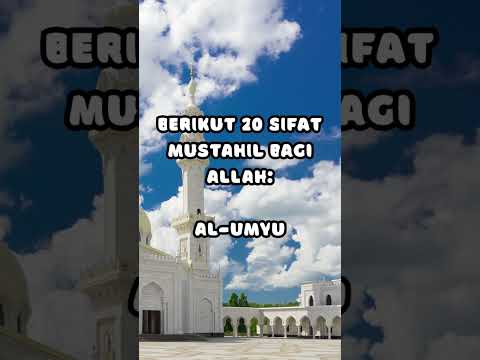 20 Sifat Mustahil Allah SWT 12 #vilmutislami #shorts #yearofyou #islam #allah #sifatallah